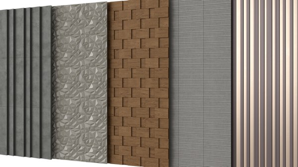 modelo 3d Panel decorativo de pared 01 - TurboSquid 2081789
