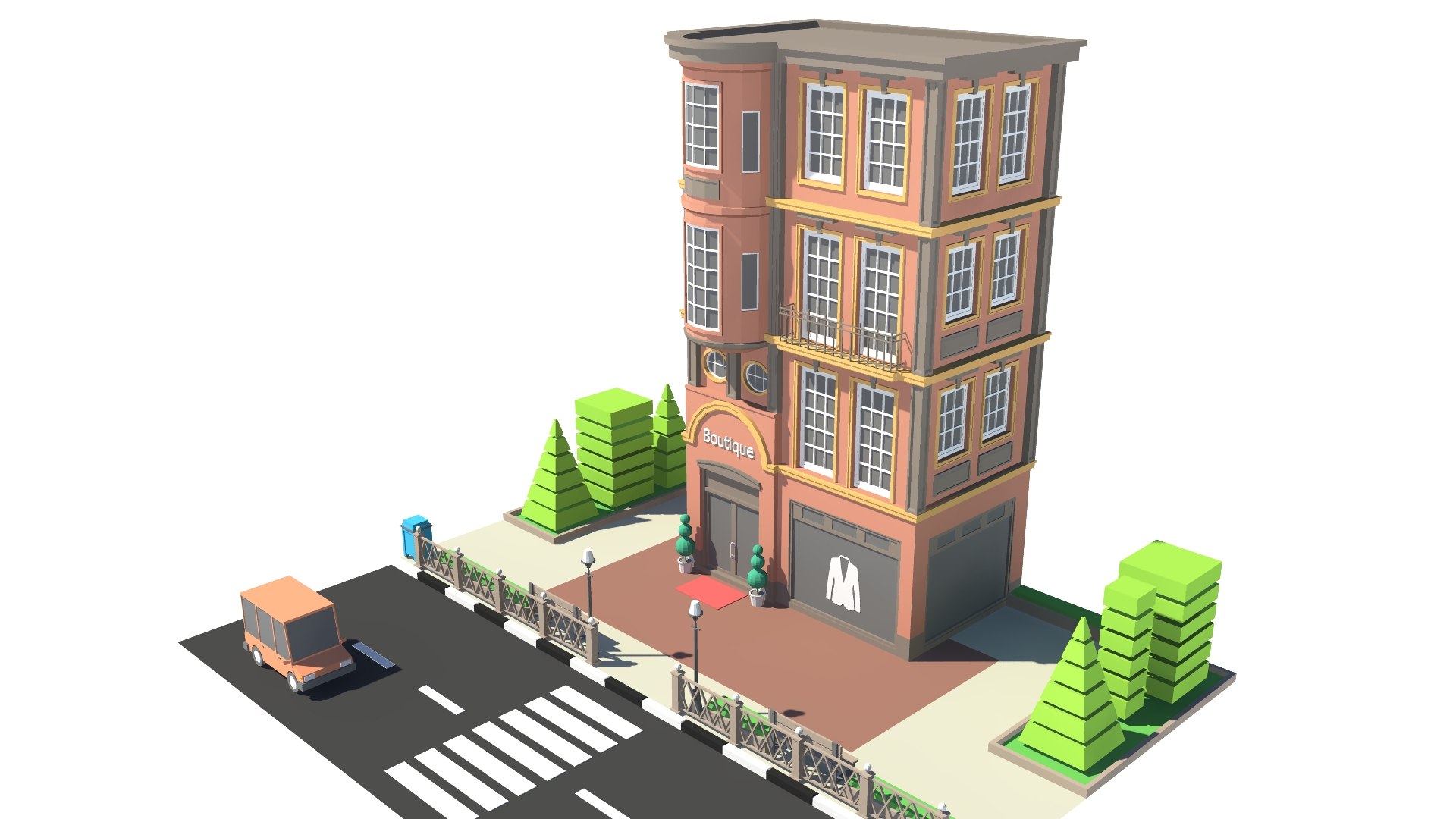 Boutique 02 Model - TurboSquid 1439072