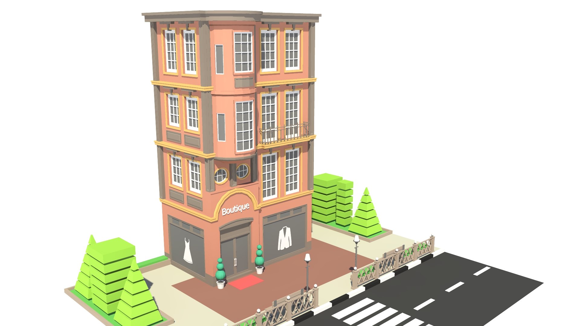 Boutique 02 Model - TurboSquid 1439072