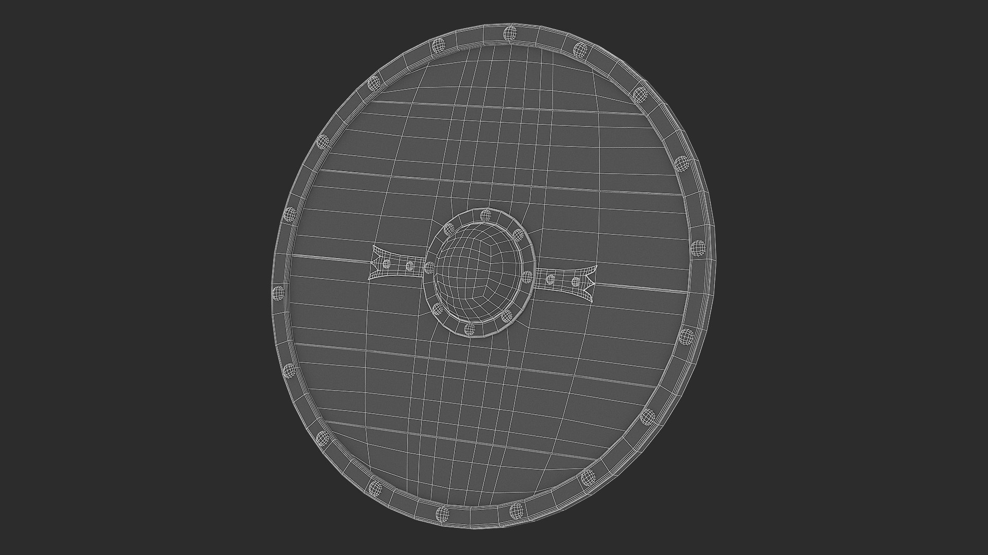 3D Viking Shield V2 Design 1 Model - TurboSquid 2285243