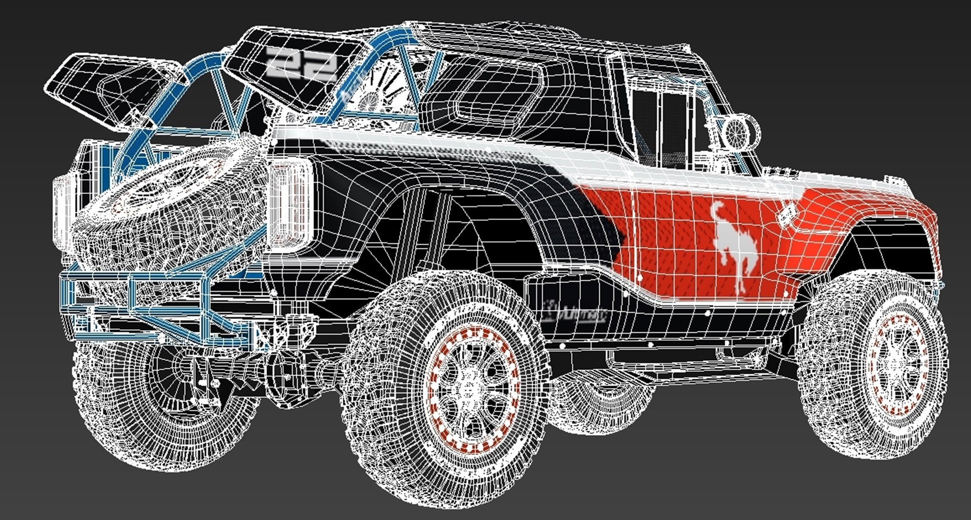 3D Model Ford Bronco DR 2023 - TurboSquid 2221995