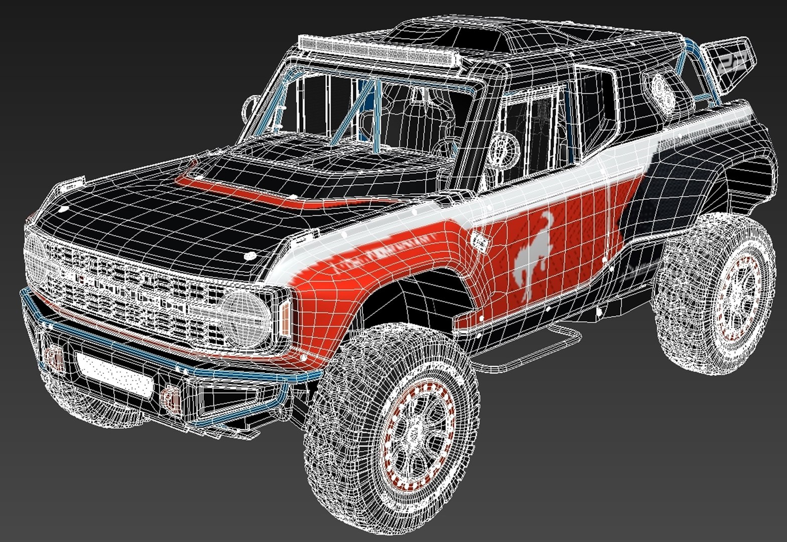 3D Model Ford Bronco DR 2023 - TurboSquid 2221995