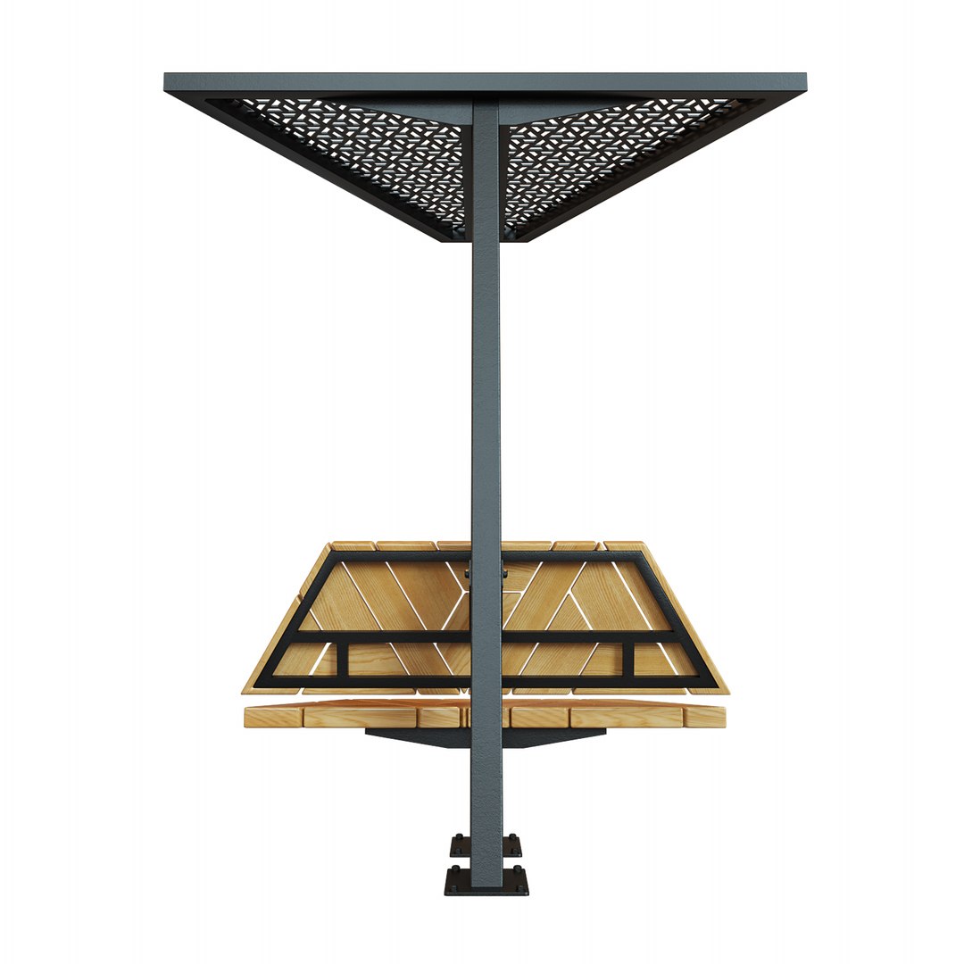 Bench Canopy Model - TurboSquid 1612725