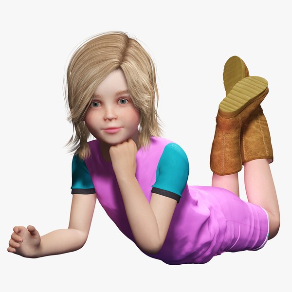 modelo 3d Realistic girl - TurboSquid 1993837