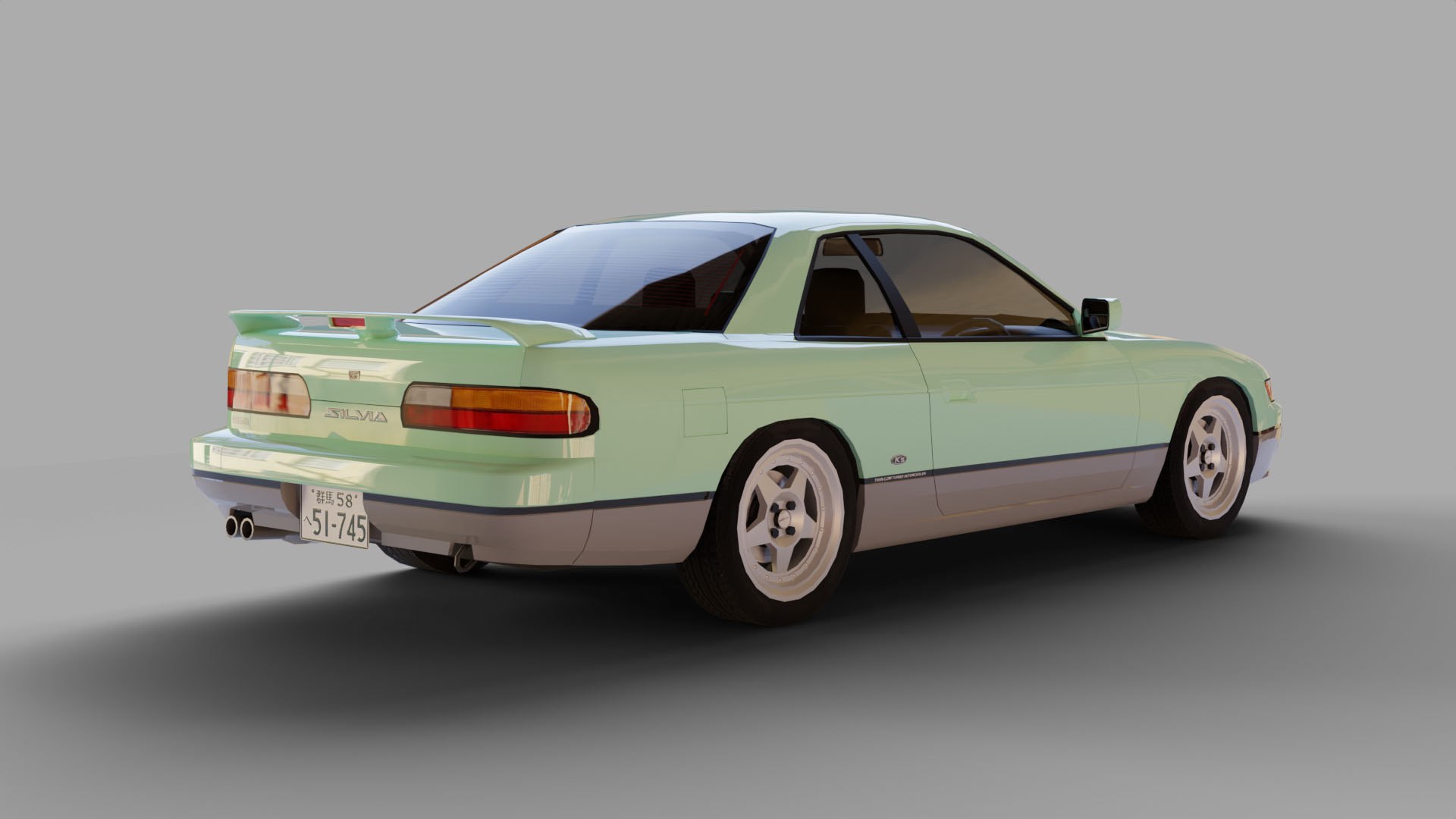 Nissan Silvia S13 Iketani Style Model - TurboSquid 2203024