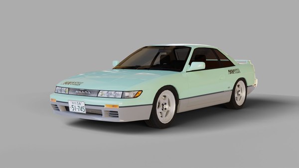 modelo 3d Nissan Silvia S13 estilo Iketani - TurboSquid 2203024