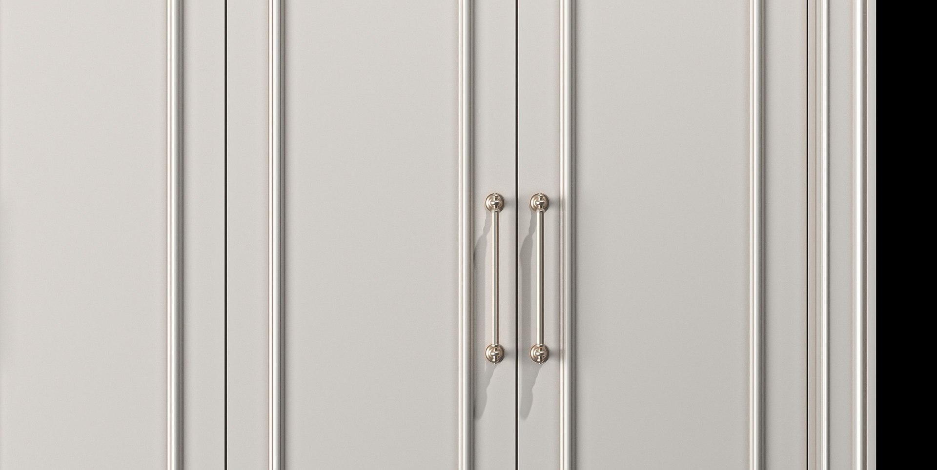 Blk Wood Classical Wardrobe Art 005 3D Model - TurboSquid 2317251