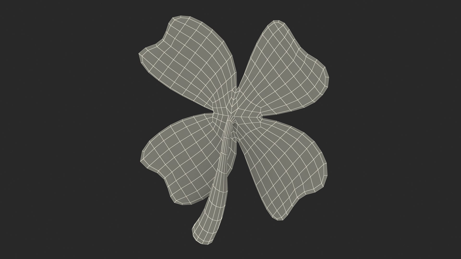 3D Four Leaf Clover Emoji model - TurboSquid 1867993