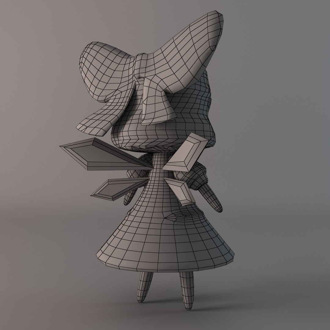 Free Cirno Ice Fairy 3d Model