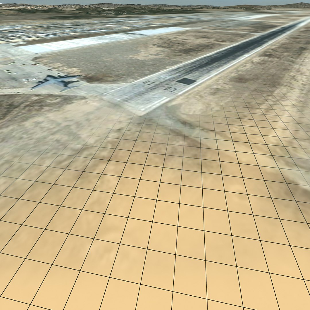 3d 3ds air base terrain