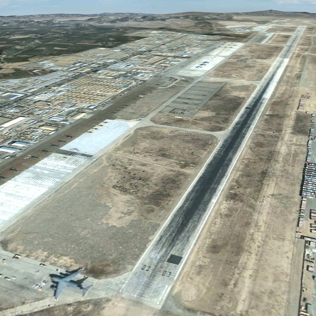 3d 3ds Air Base Terrain