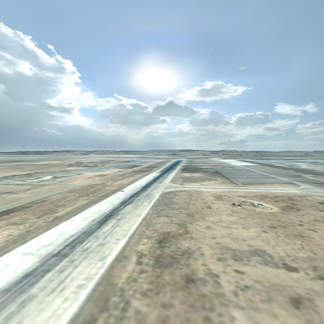 3d 3ds Air Base Terrain