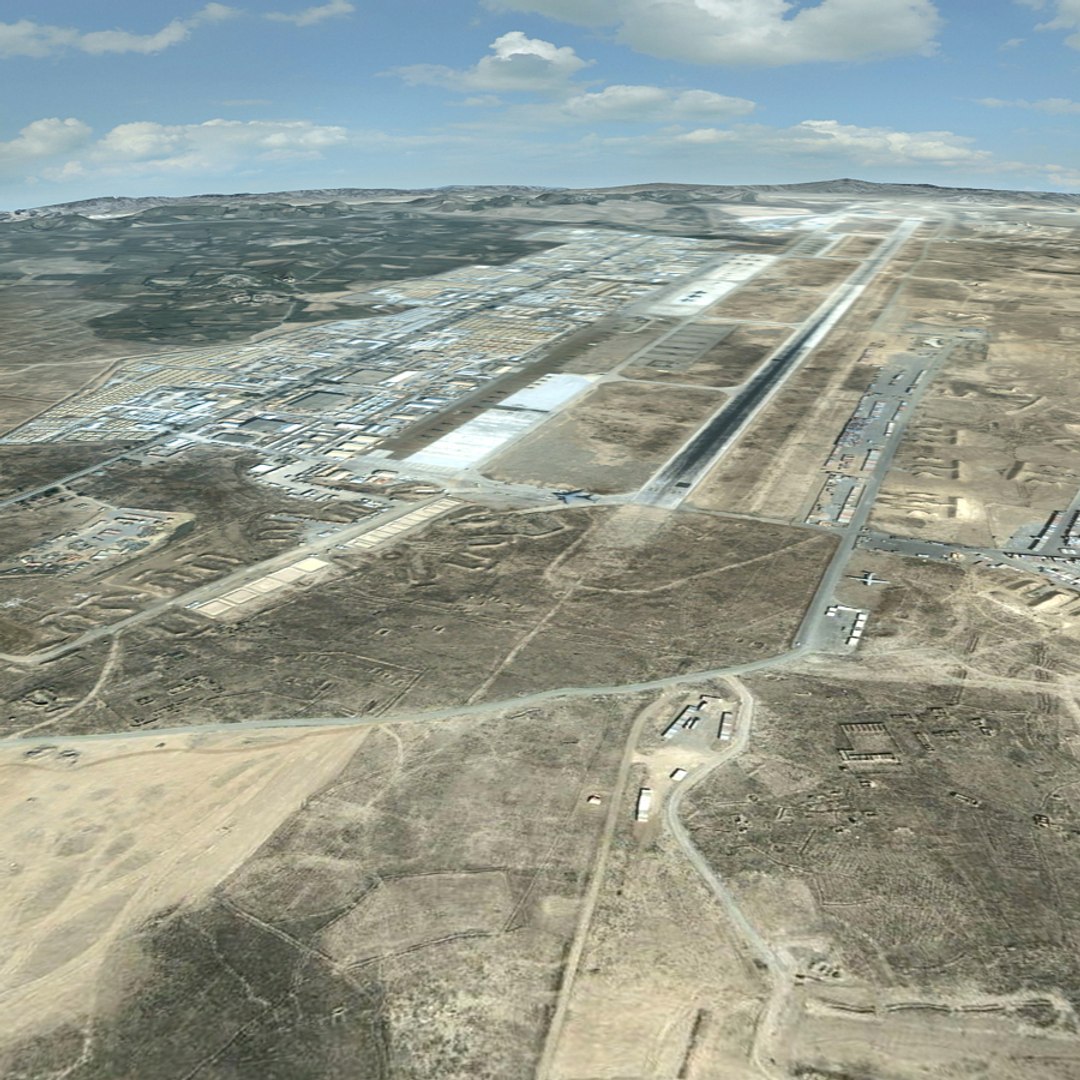 3d 3ds Air Base Terrain