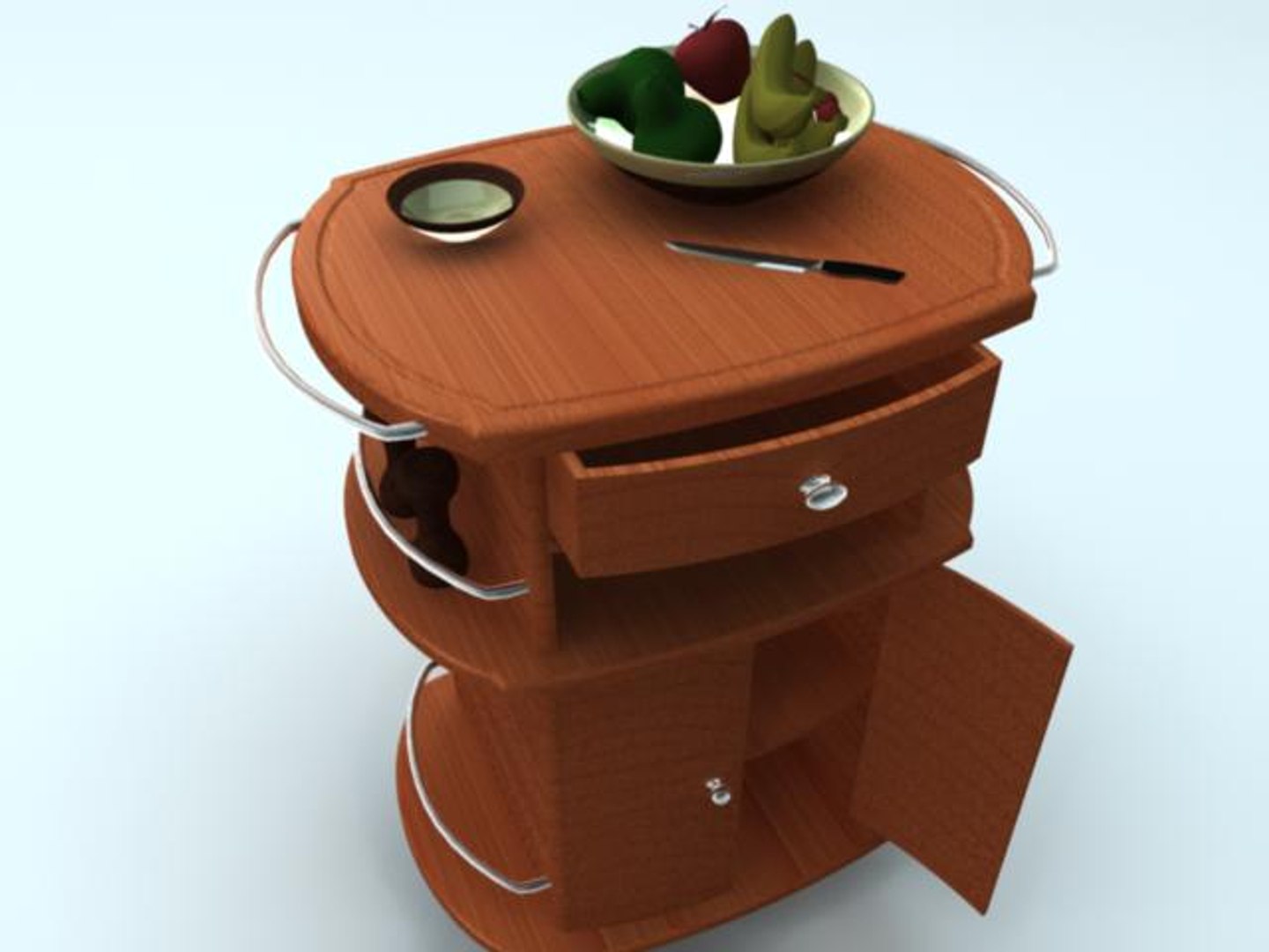 3d Model Kitchen Table