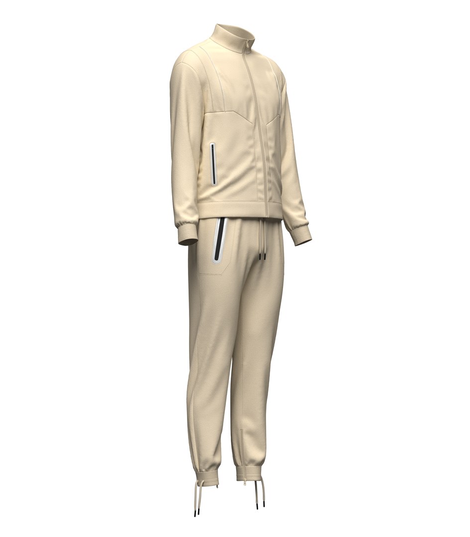 Mens Tracksut Outfit 3d Model 3D Model - TurboSquid 2200318