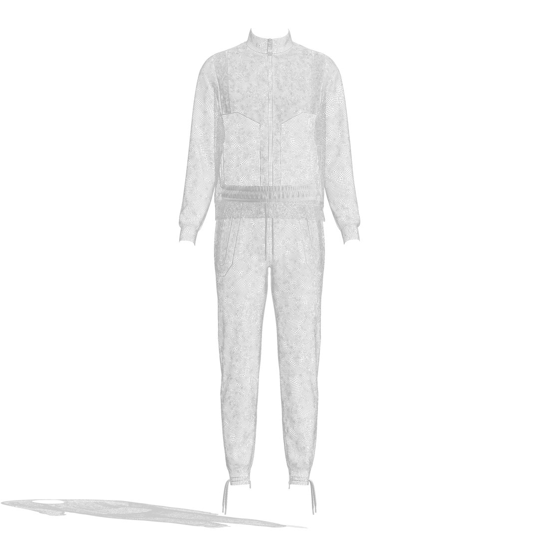 Mens Tracksut Outfit 3d Model 3D Model - TurboSquid 2200318
