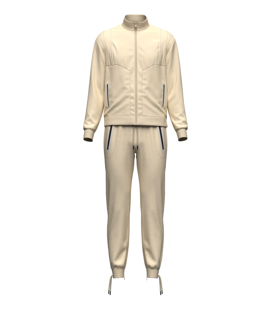 Mens Tracksut Outfit 3d Model 3D Model - TurboSquid 2200318