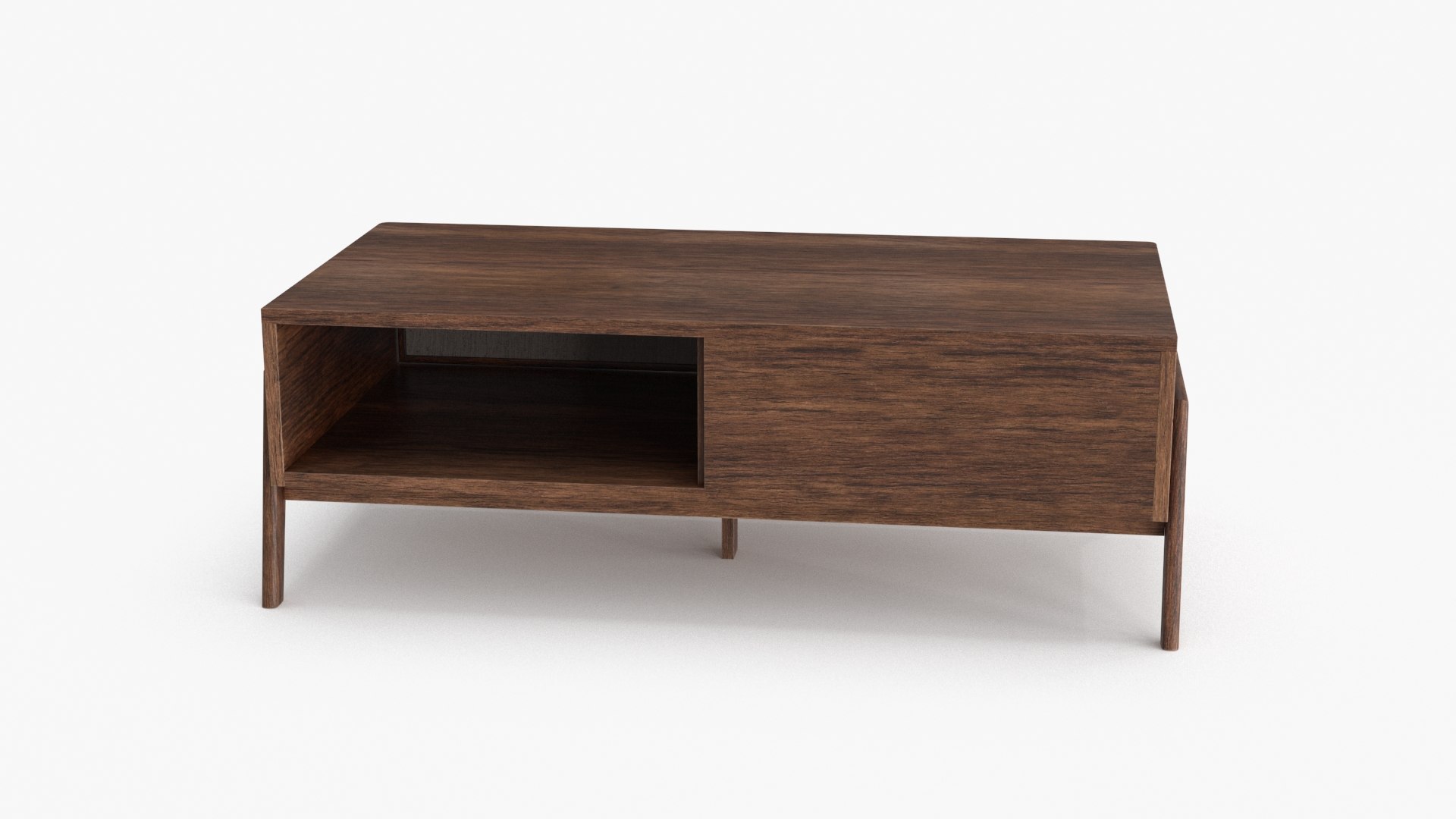 3D Nadene Coffee Table Brown - TurboSquid 2339835
