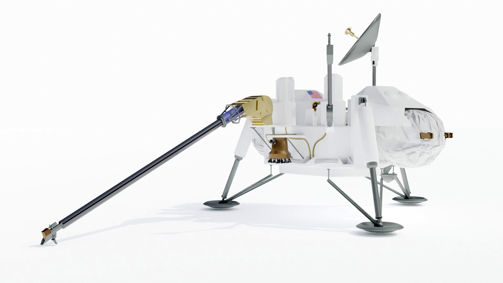 Viking Mars Landers Probes 3d Model
