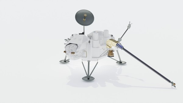 viking mars landers probes 3d model