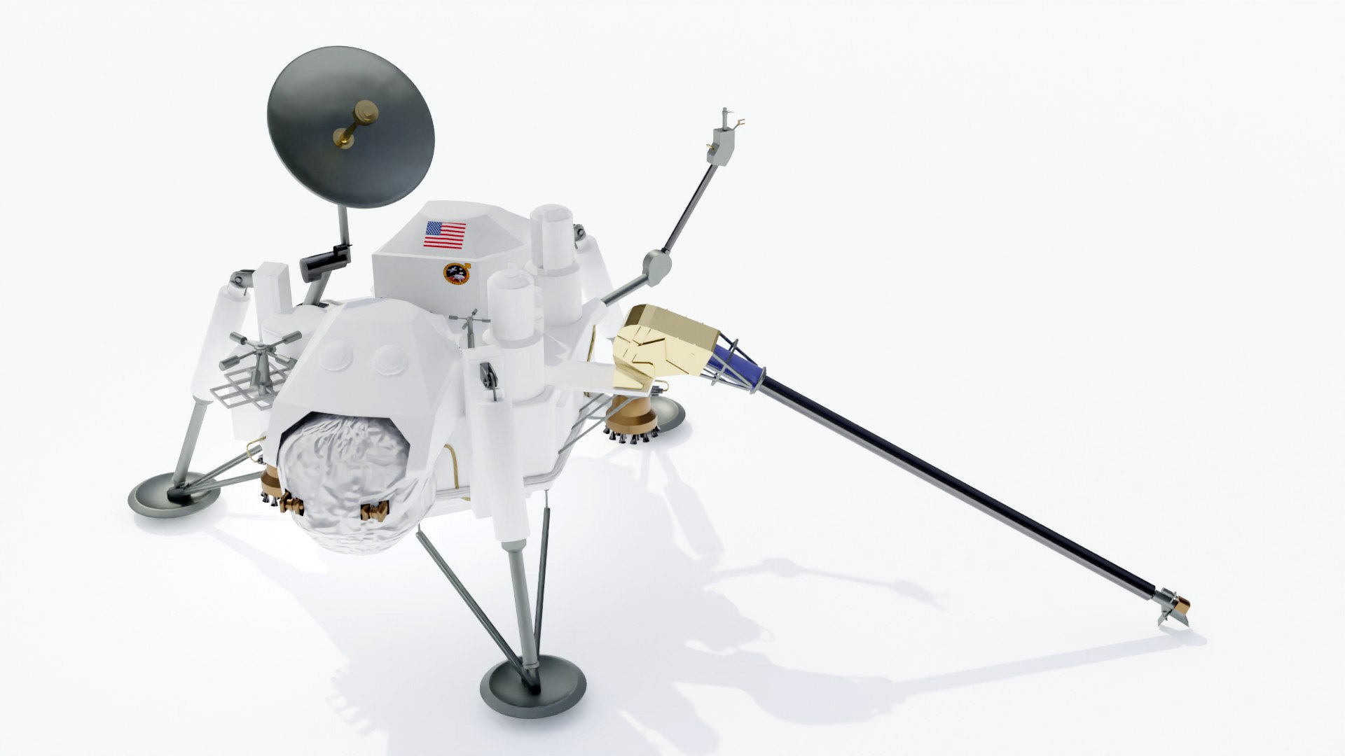 Viking Mars Landers Probes 3d Model