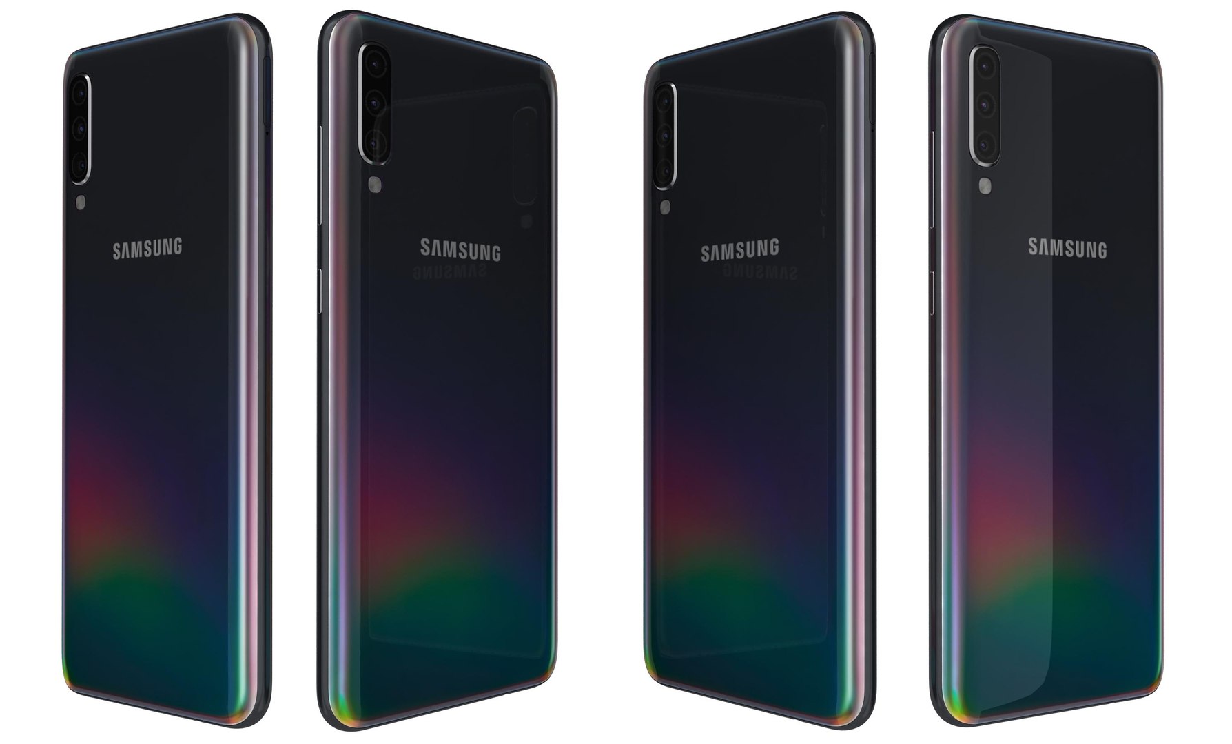 3D model samsung galaxy a70 black - TurboSquid 1397597