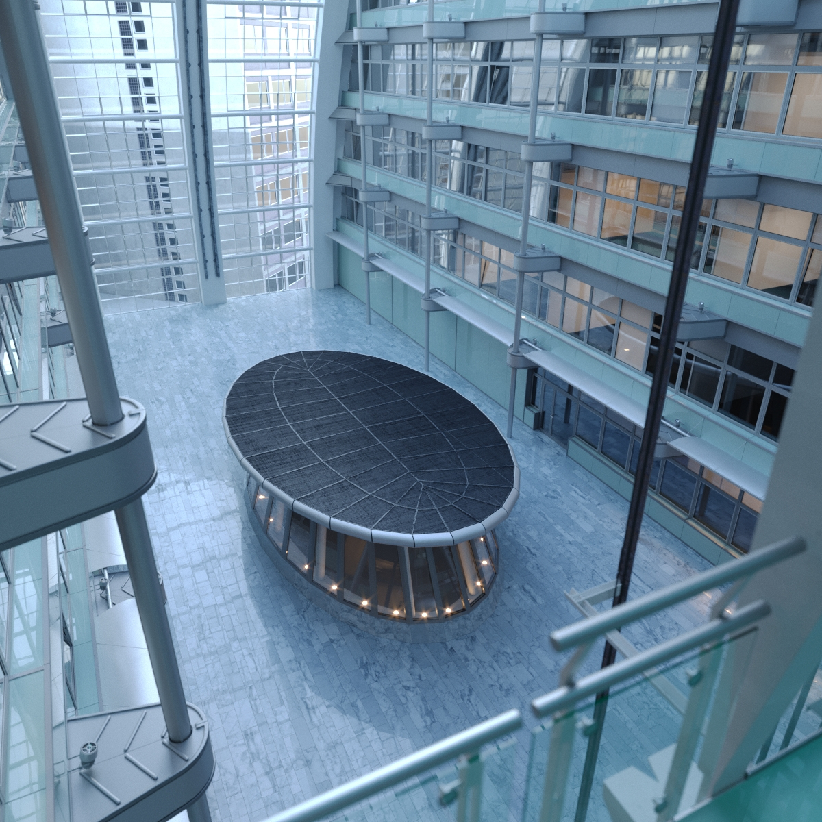 corporate atrium office max