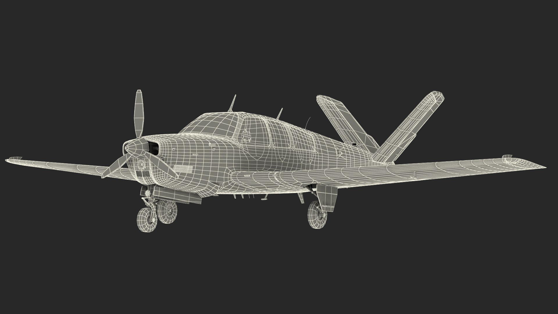 Single Engine Aircraft V Model - TurboSquid 1546442