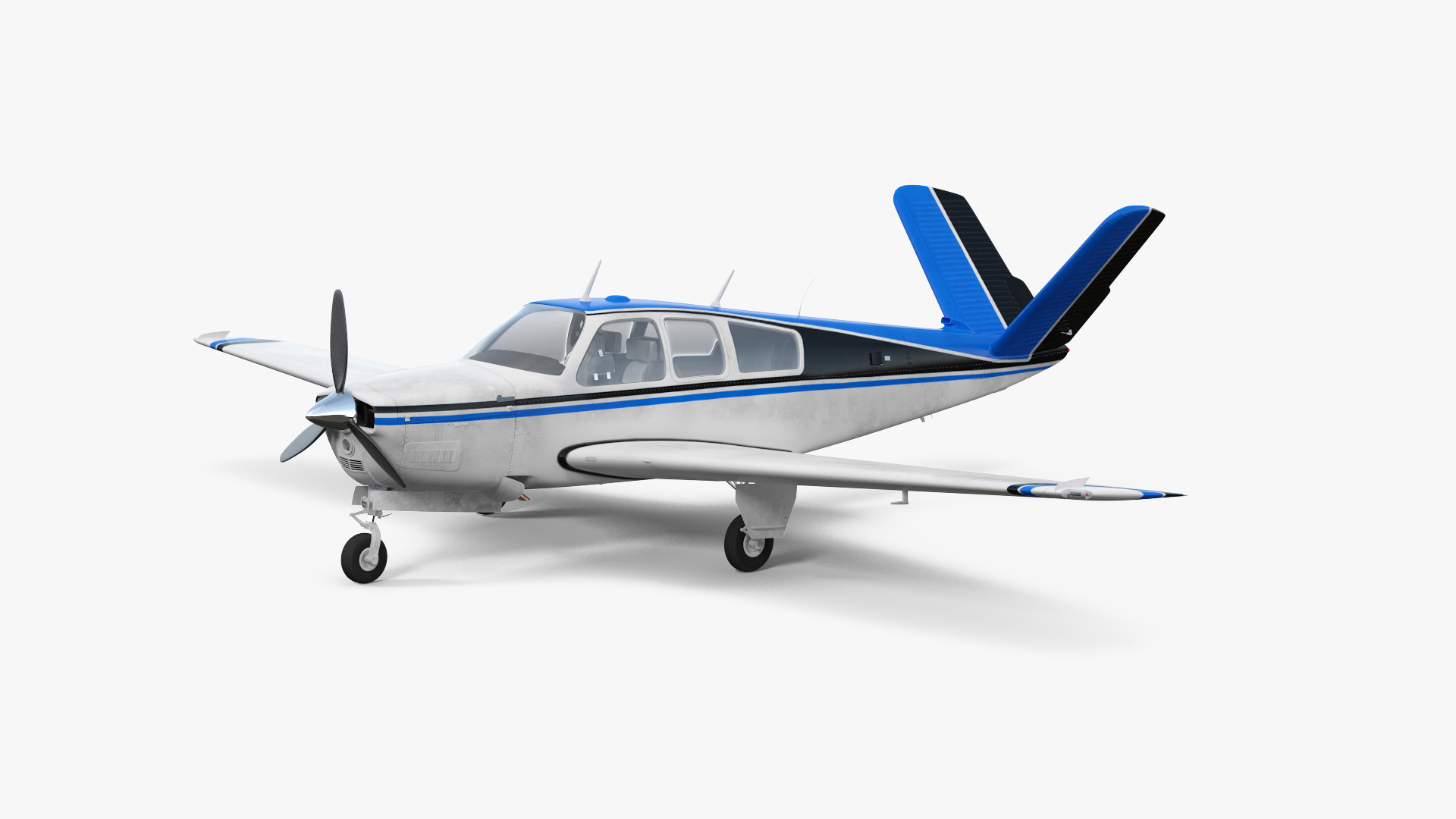 Single Engine Aircraft V Model - TurboSquid 1546442