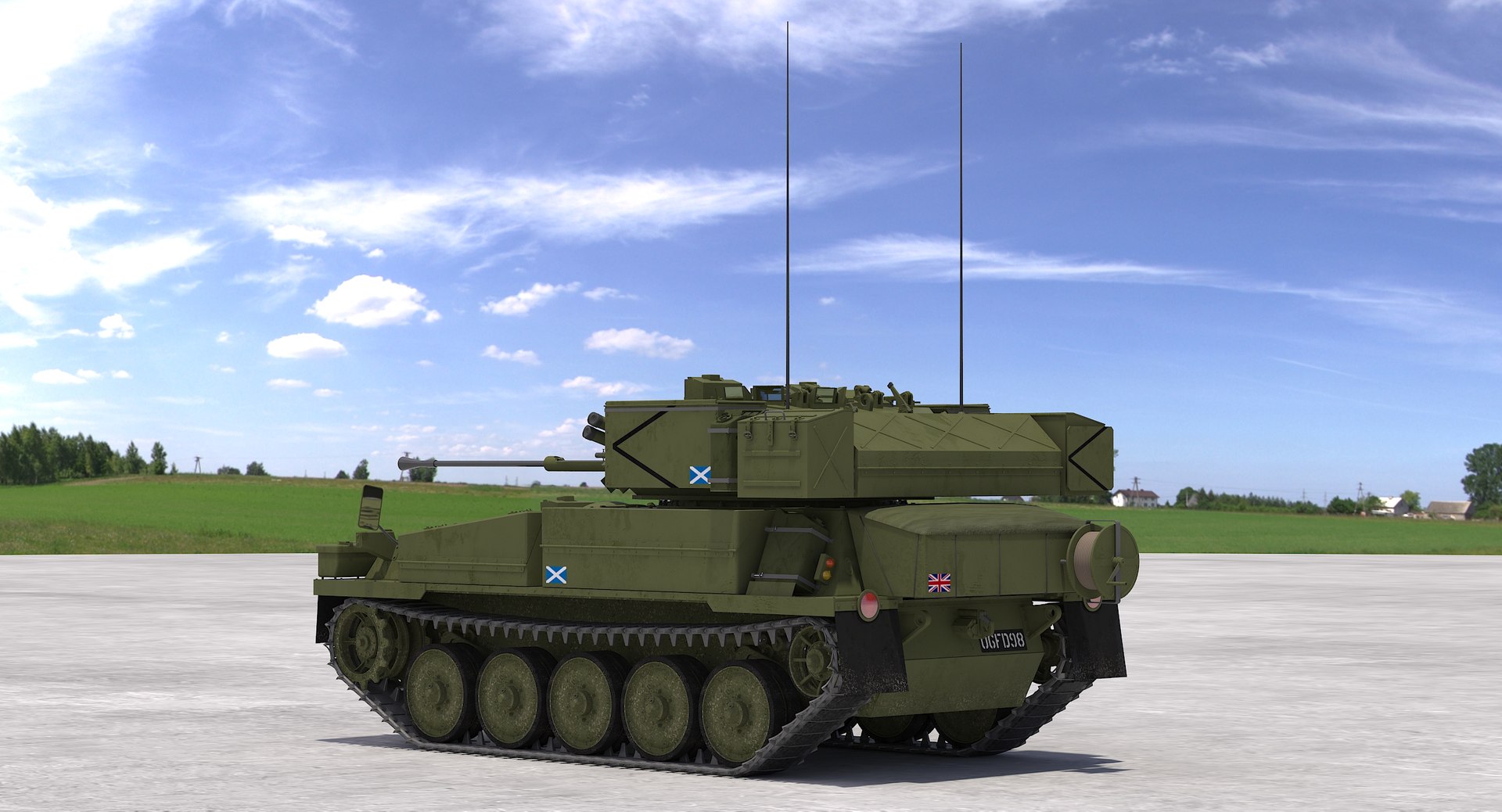 3D Cvr T Fv107 Scimitar - TurboSquid 1247702