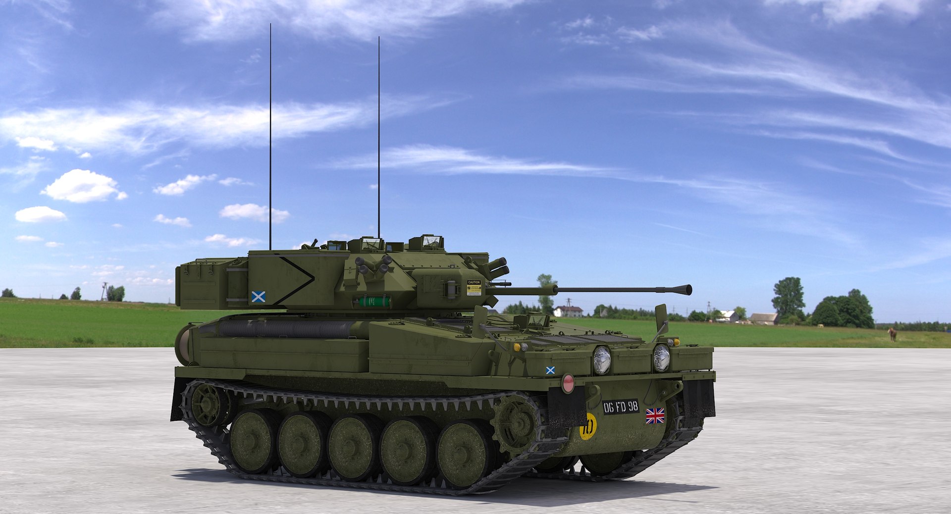 3D Cvr T Fv107 Scimitar - TurboSquid 1247702