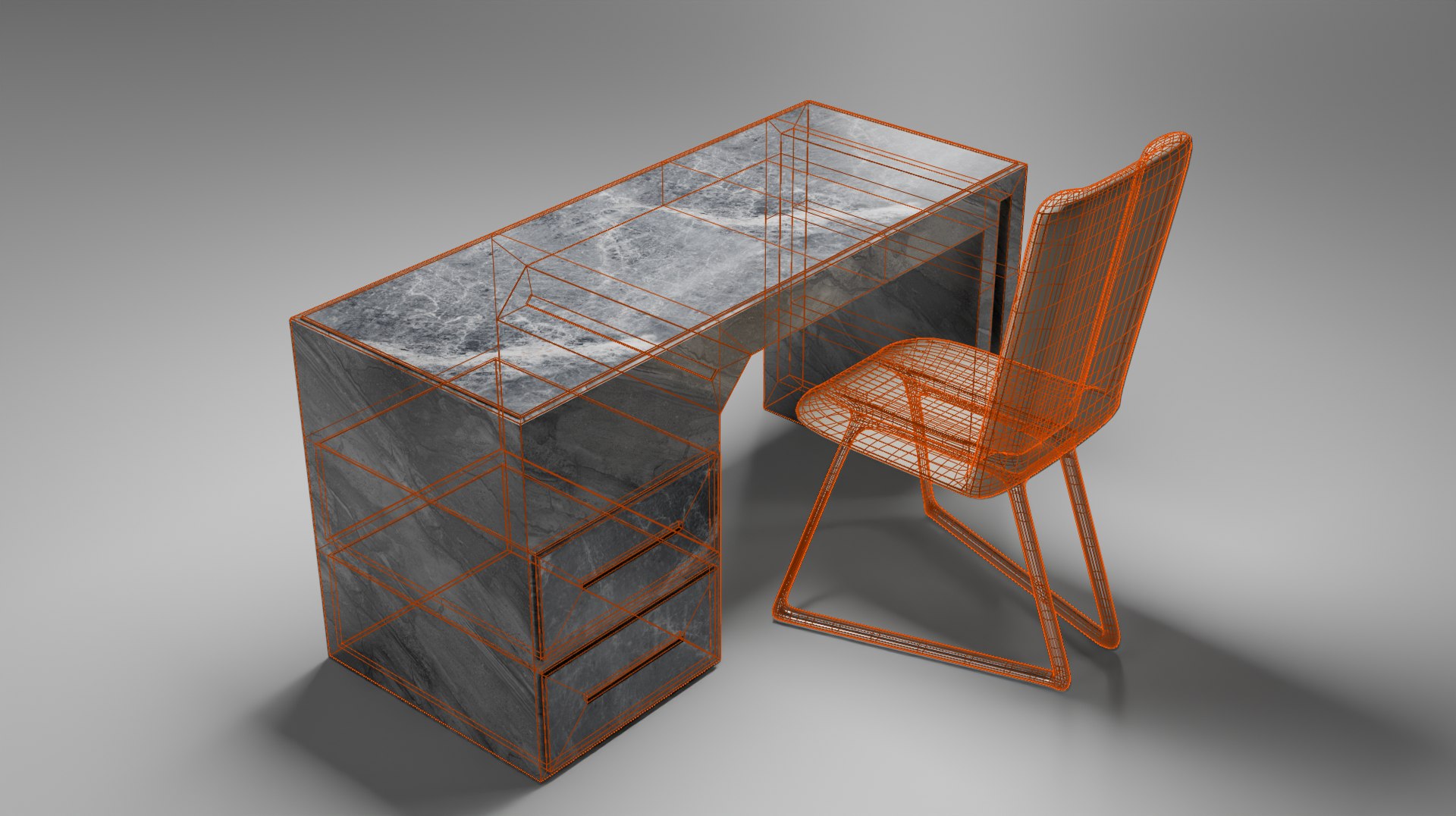 3D Modern Desk Low Poly With PBR Textures - TurboSquid 2325947