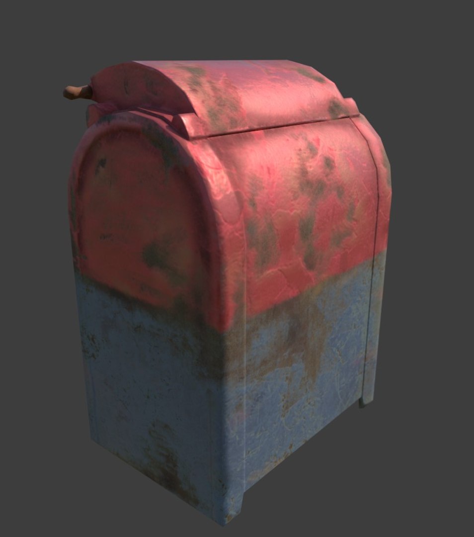 3D Mail Box - TurboSquid 1828569