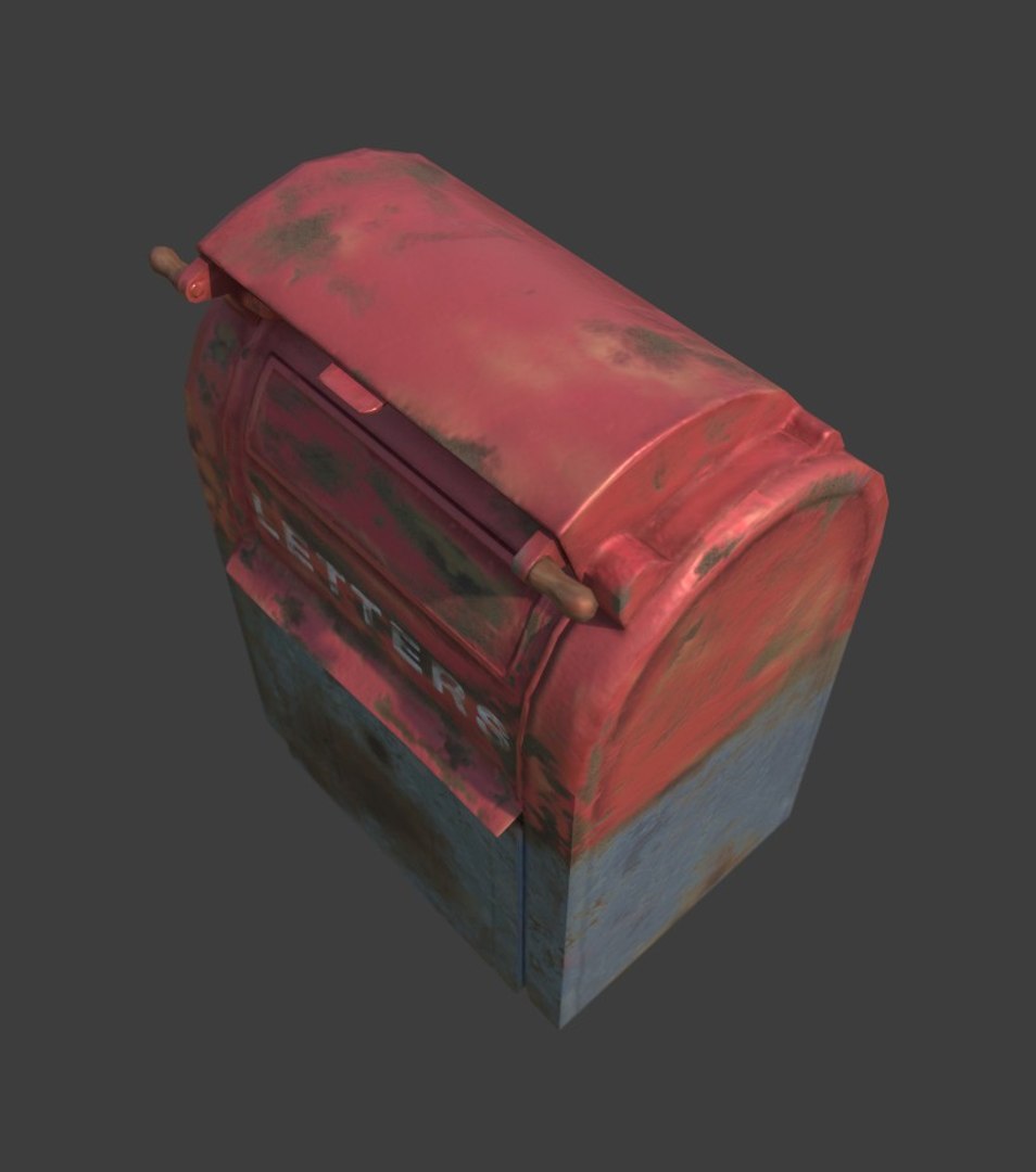 3D Mail Box - TurboSquid 1828569