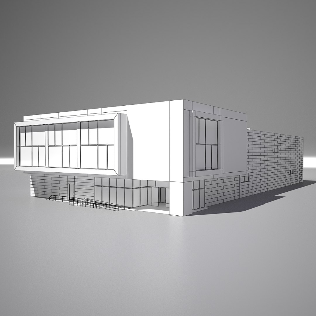Shop Building 3D Model - TurboSquid 1152866