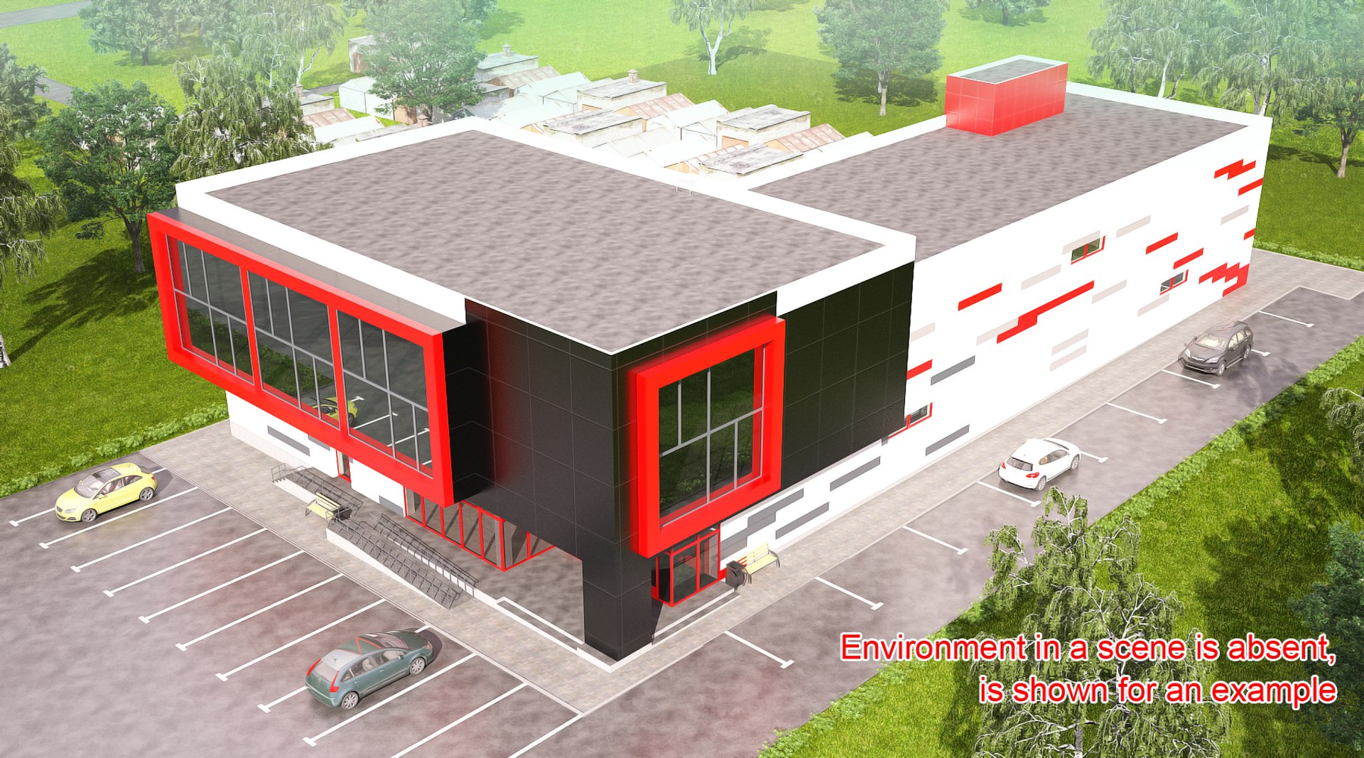 Shop Building 3D Model - TurboSquid 1152866