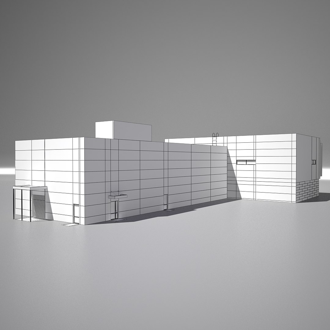 Shop Building 3D Model - TurboSquid 1152866