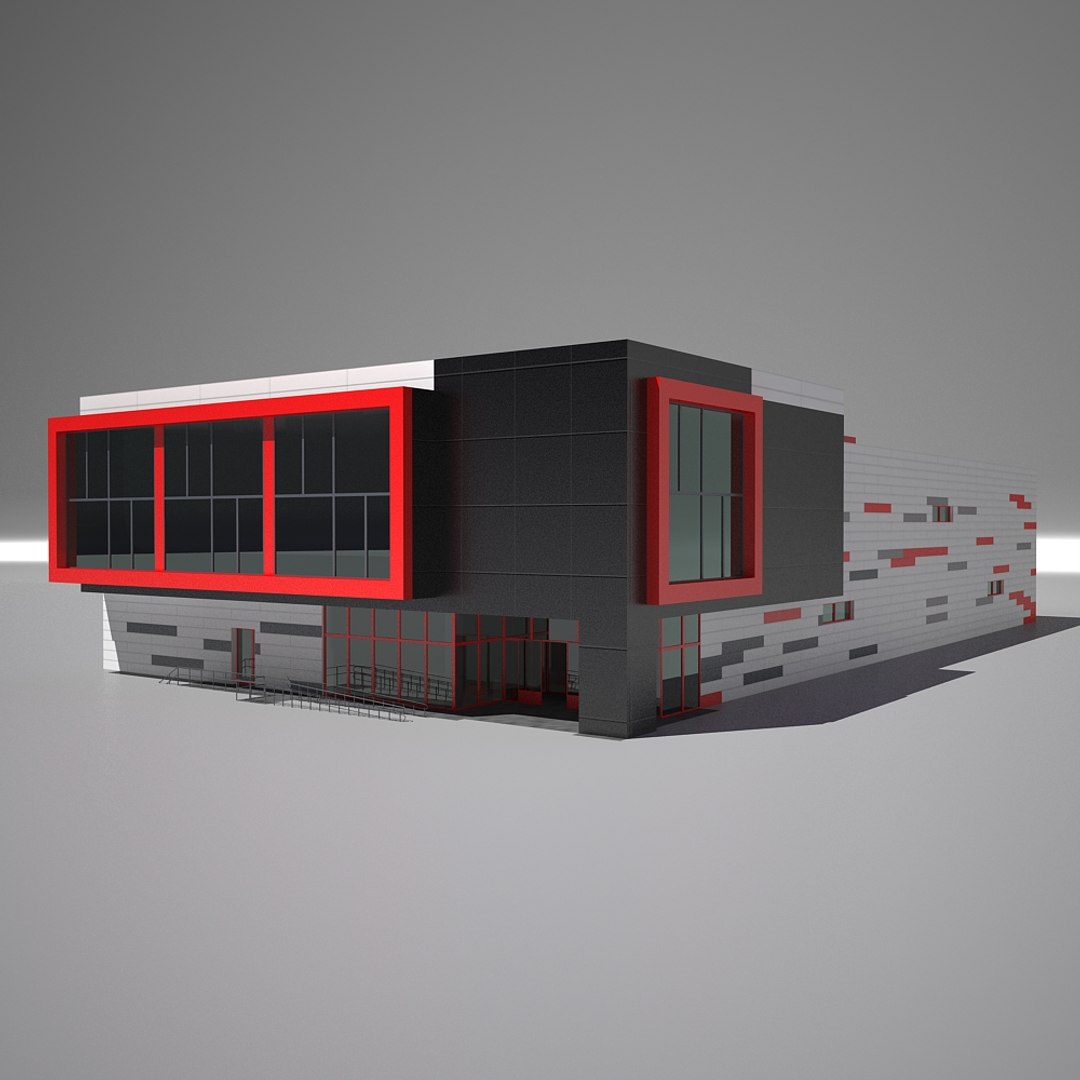 Shop Building 3D Model - TurboSquid 1152866