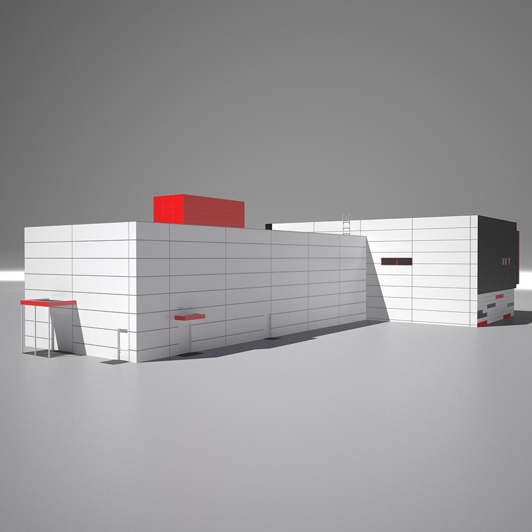 Shop Building 3D Model - TurboSquid 1152866