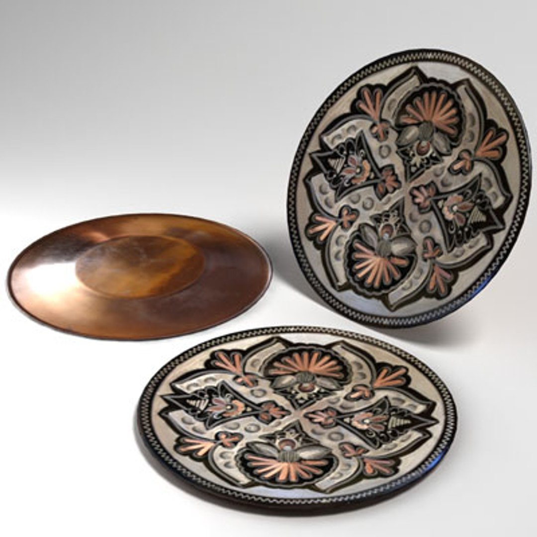3ds Max Decorative Plates