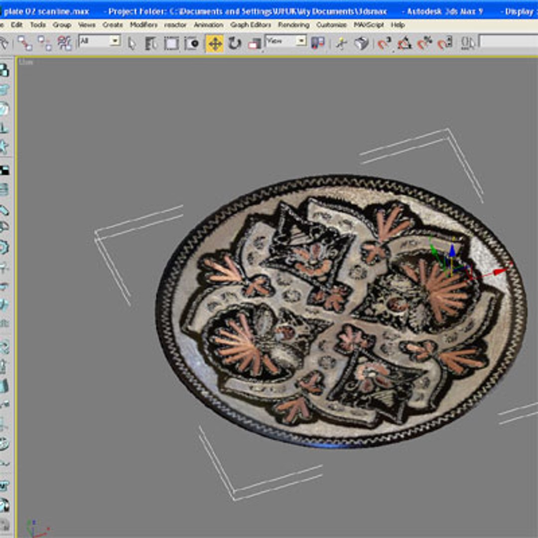 3ds Max Decorative Plates
