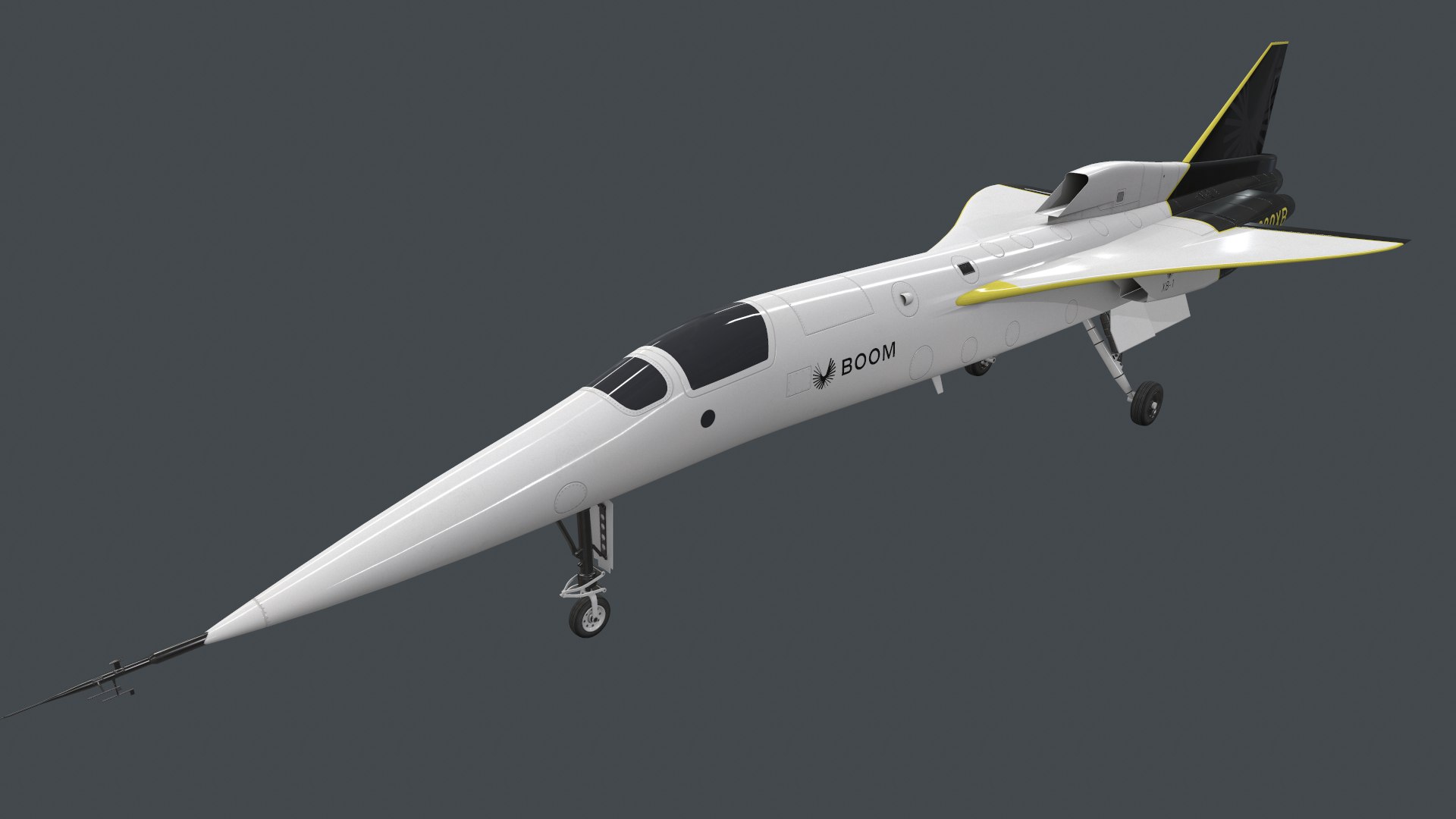 XB-1 - Boom Supersonic 3D Model - TurboSquid 1888607