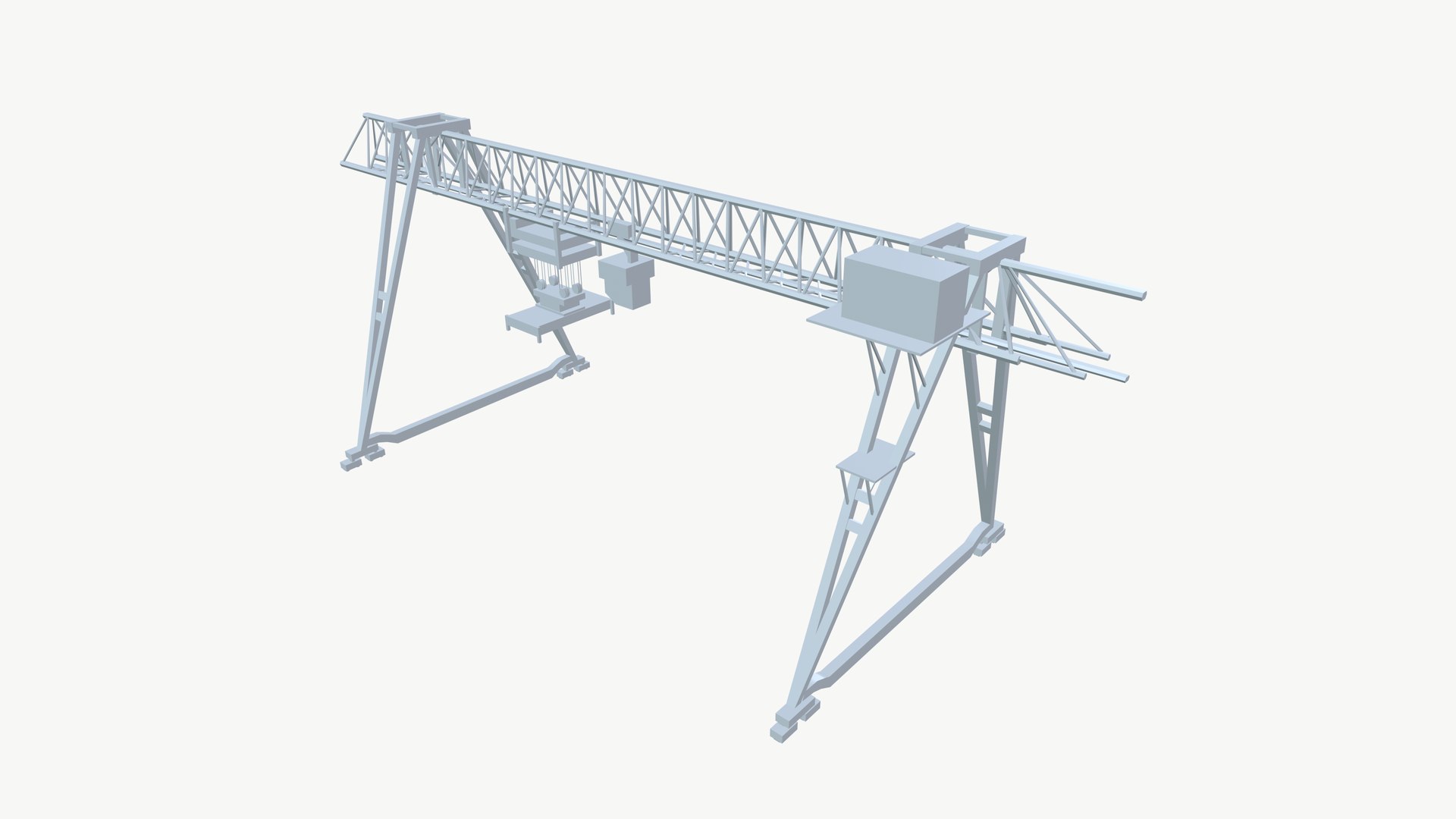 Gantry Crane 3D Model - TurboSquid 2271751