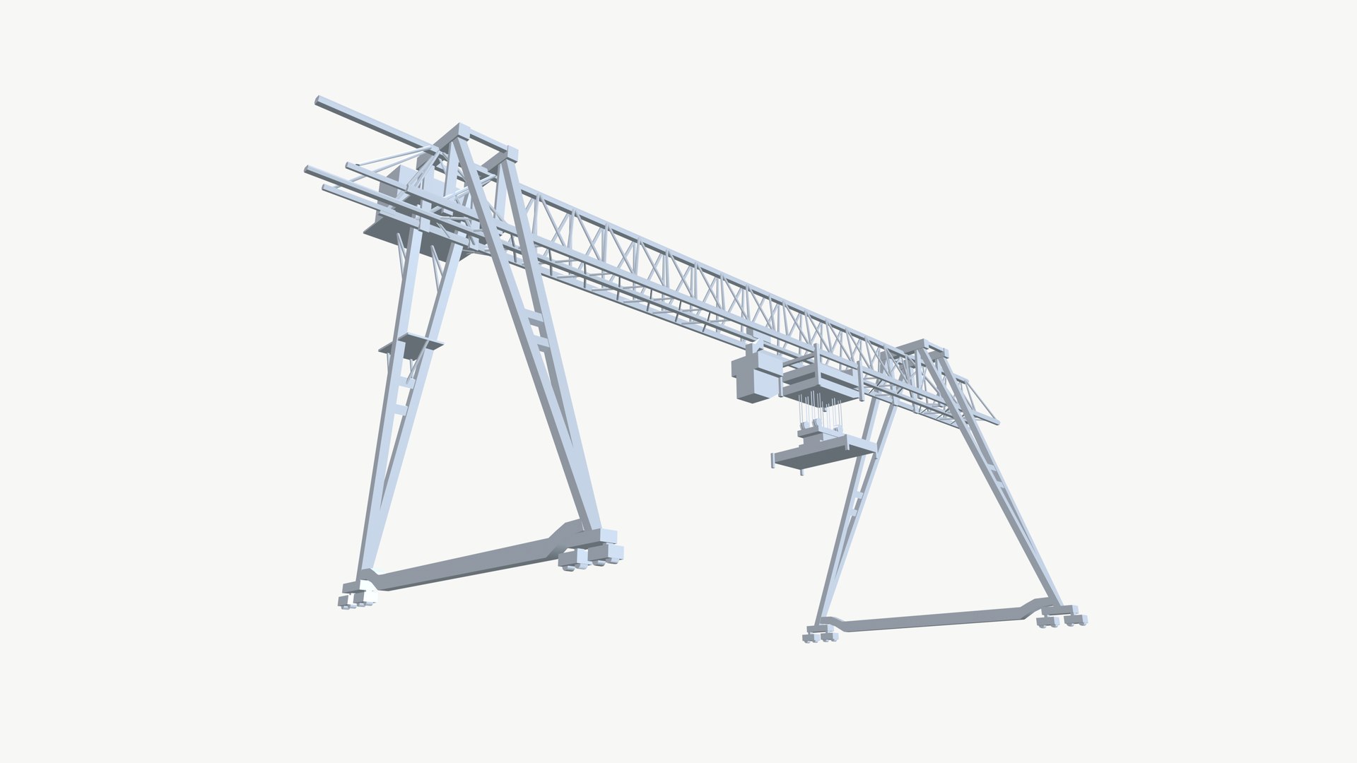 Gantry Crane 3D Model - TurboSquid 2271751