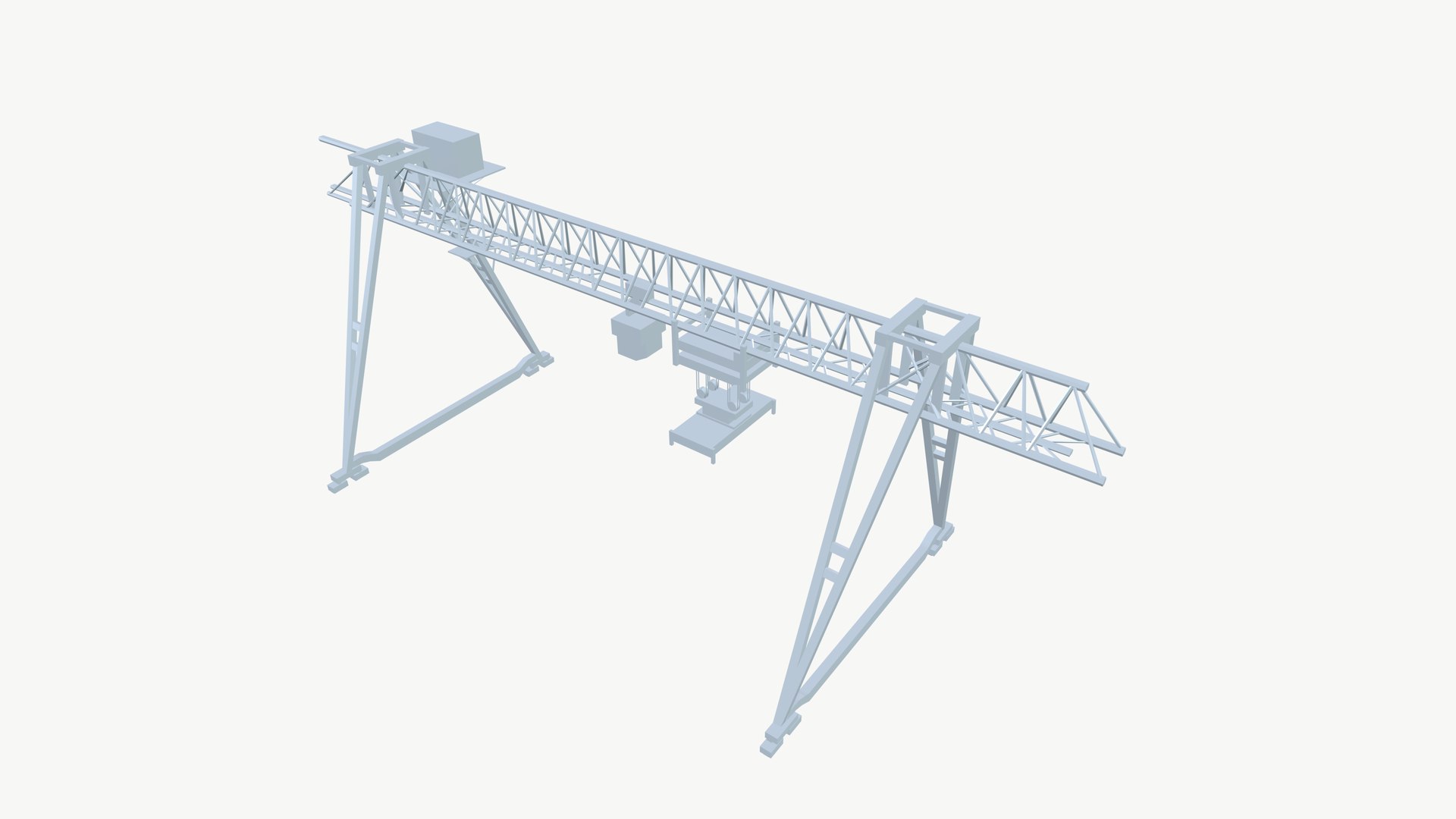 Gantry Crane 3D Model - TurboSquid 2271751