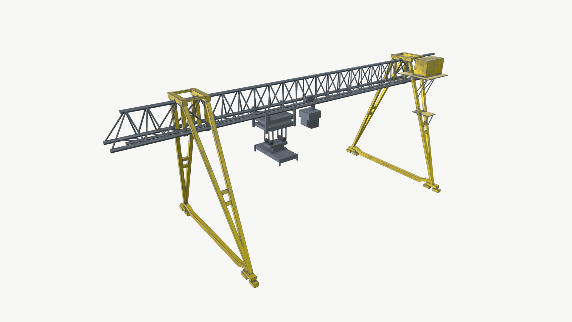 Gantry Crane 3D Model - TurboSquid 2271751