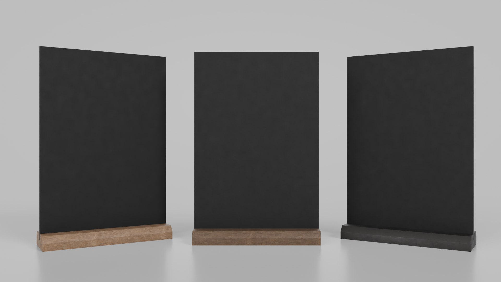 Versatile Rectangular Chalkboard Set 3D Model - TurboSquid 2407245
