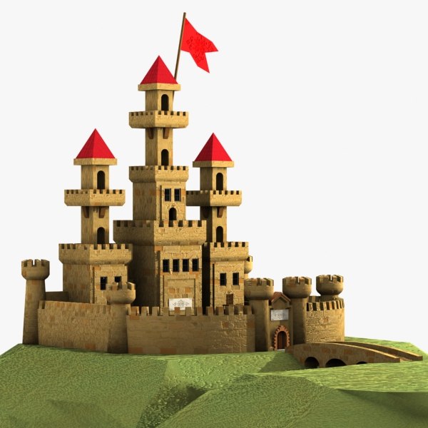 modelo 3d Castillo - TurboSquid 720433