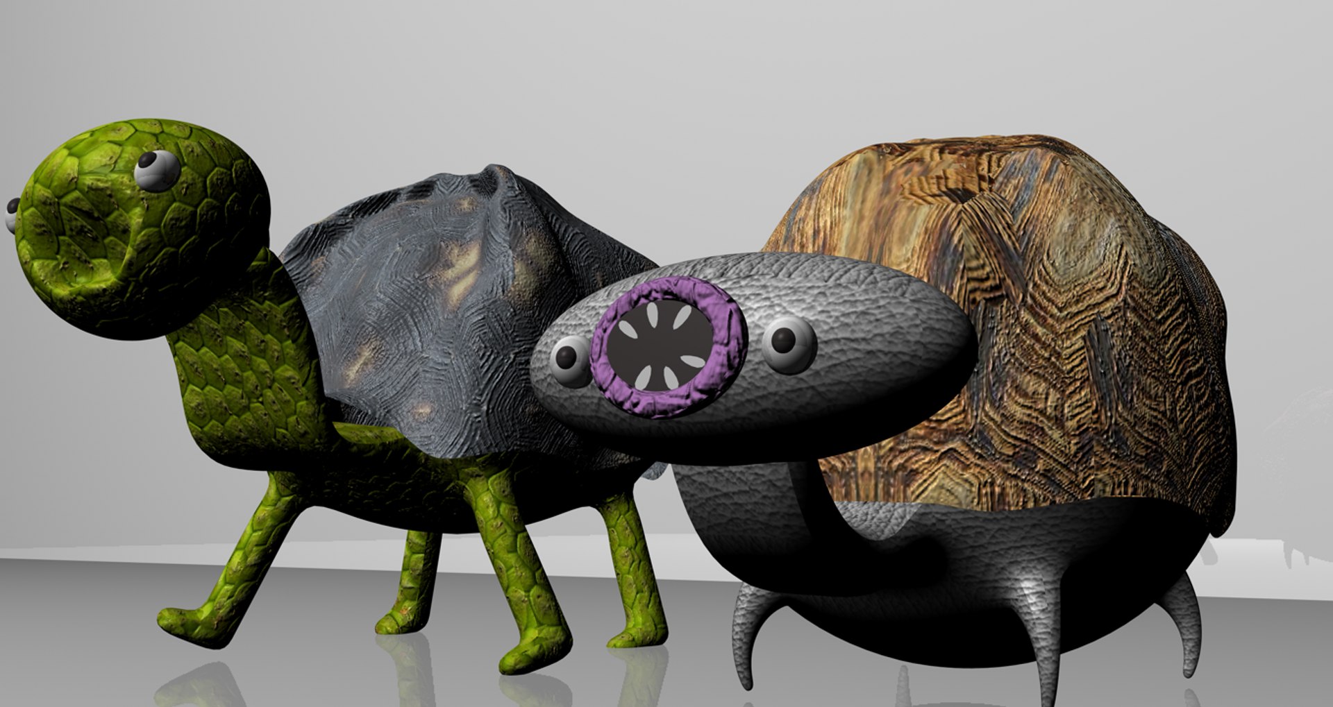 Normal Tortoise Zombie Creatures 3D Model - TurboSquid 1235991