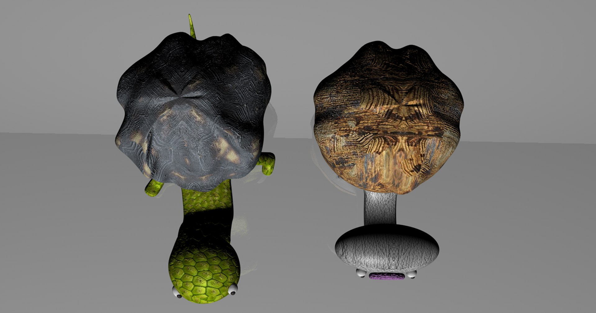 Normal Tortoise Zombie Creatures 3D Model - TurboSquid 1235991